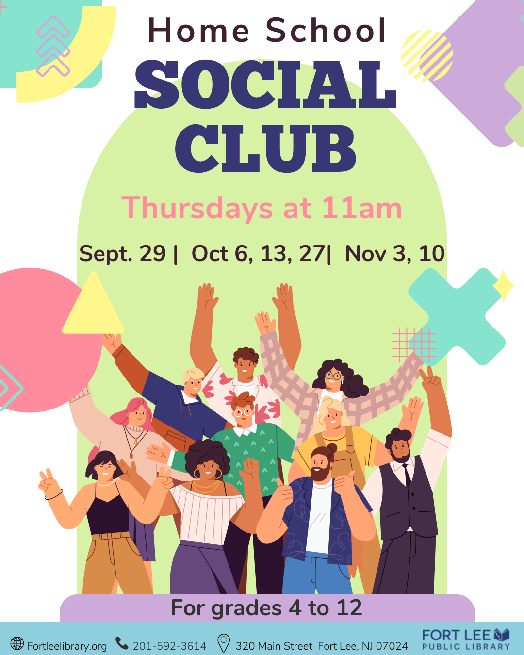 Teen Events - Fort Lee Public Library